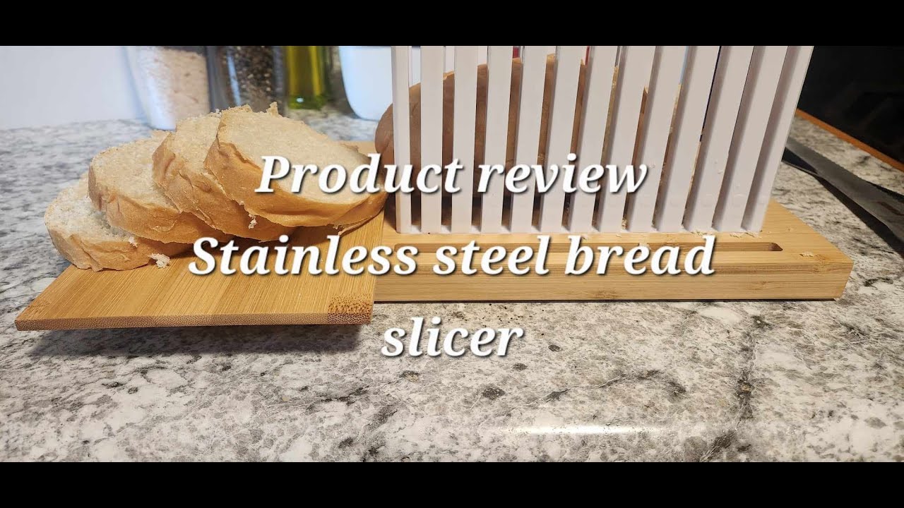 Stainless Steel Bread Slicer, Bread Slicer for Homemade Bread Guide ...