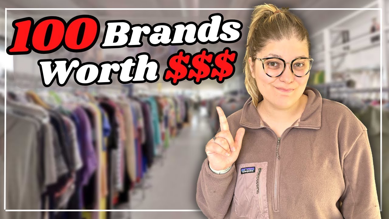 100 BEST BRANDS TO THRIFT & RESELL Online in 2025! Selling on eBay ...