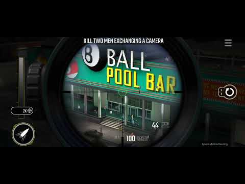 Pure Sniper Z15 Mission 11 Smile! You're On Camera Kill Two Men Exchanging A Camera