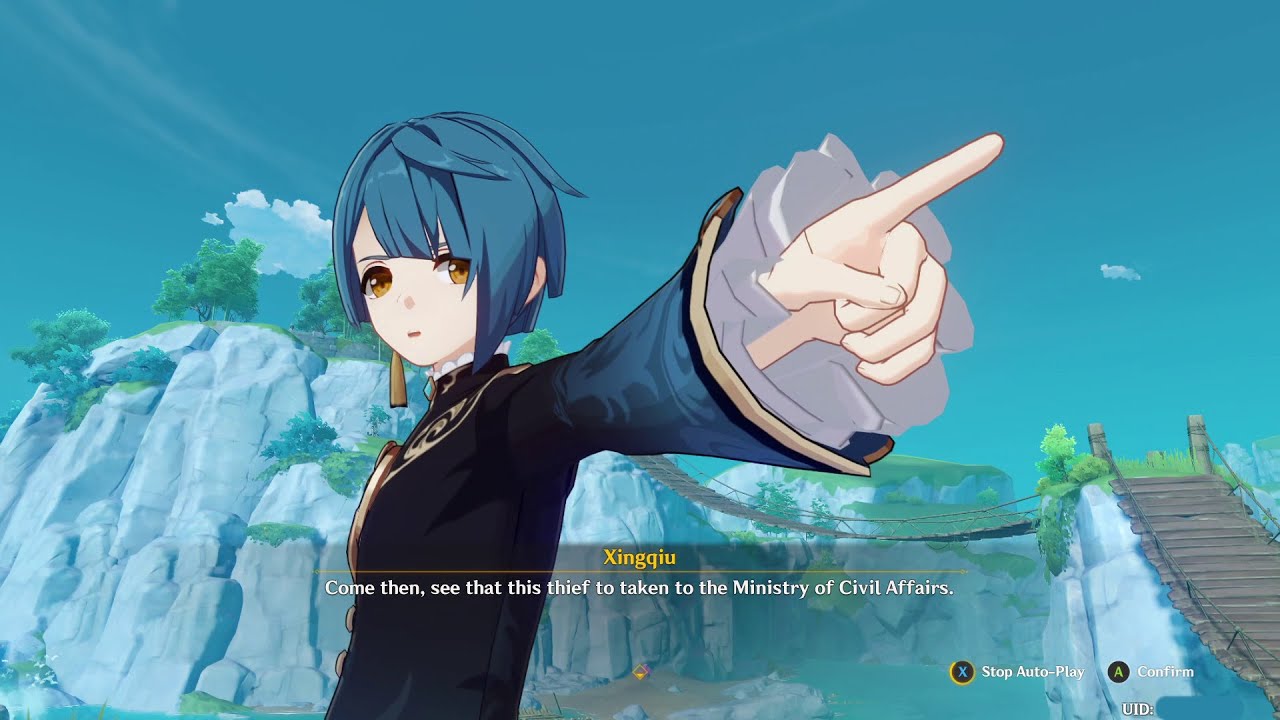 Xingqiu calls "Objection!" in Fleeting Colors in Flight (Genshin) - YouTube