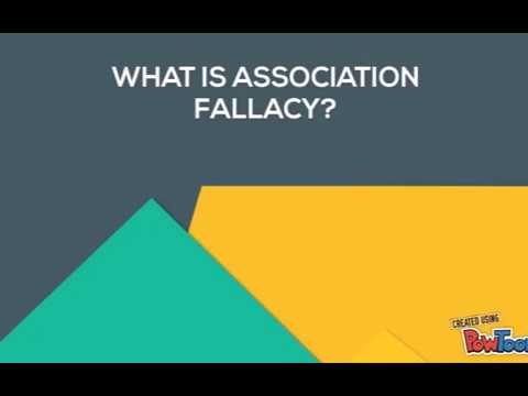 ASSOCIATION FALLACY - YouTube
