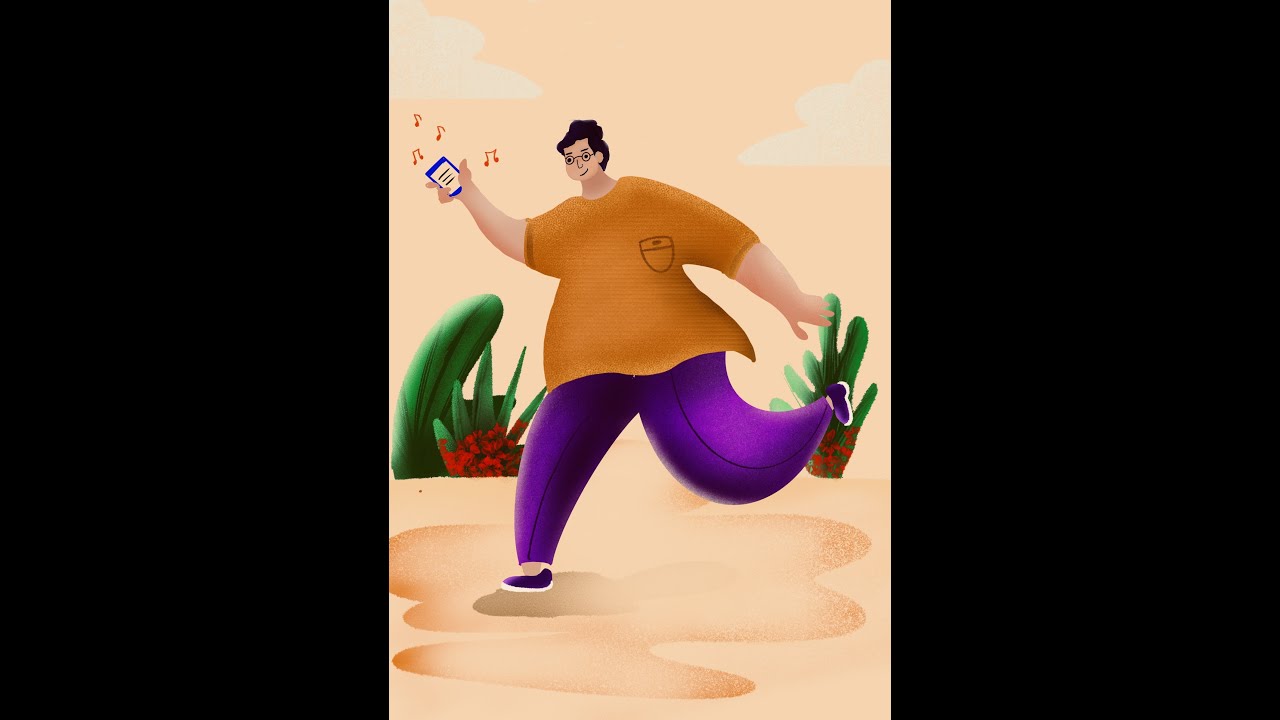 Character Illustration on Procreate - Procreate Tutorial - YouTube