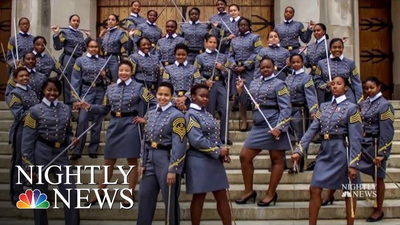 Black Female Cadets Make History At West Point | NBC Nightly News - YouTube