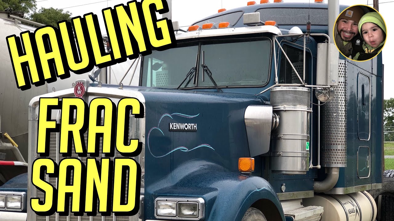 VLOG # 51 Frac Sand Hauling In Texas - YouTube
