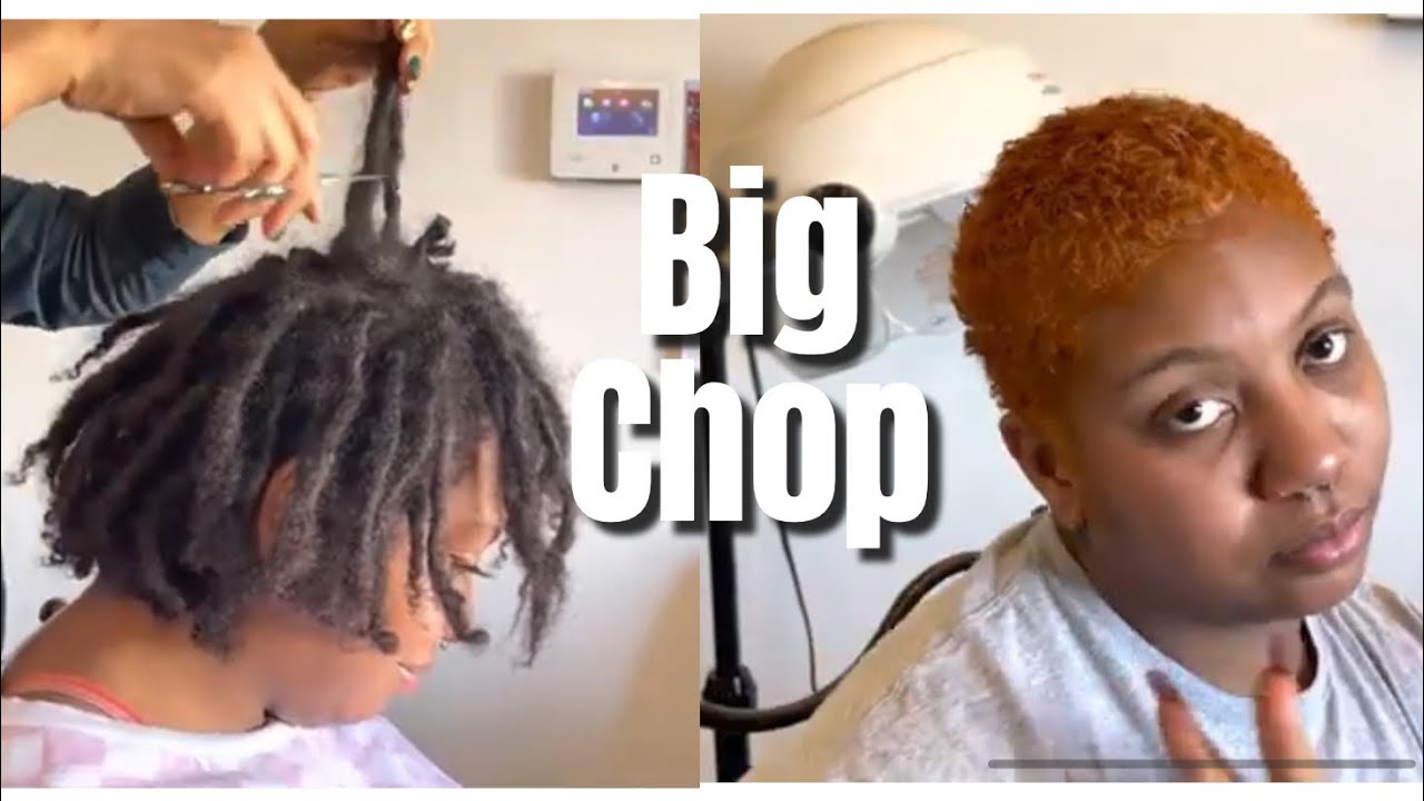 Cutting Off Her Locks | Big Chop | Hair Transformation - YouTube