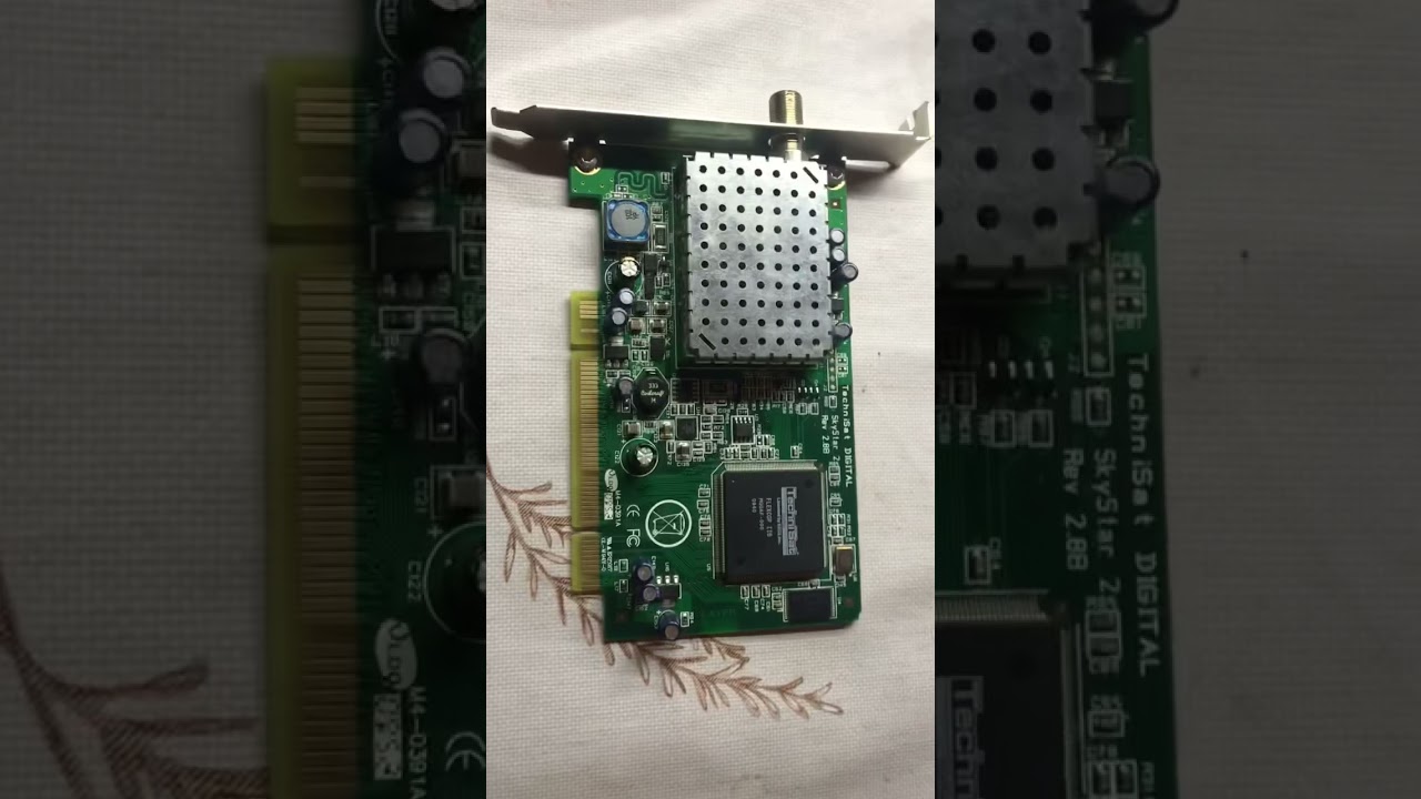 كرت الستلايت SkyStar 2 TechniSat DVB PC TV Star PC I - YouTube