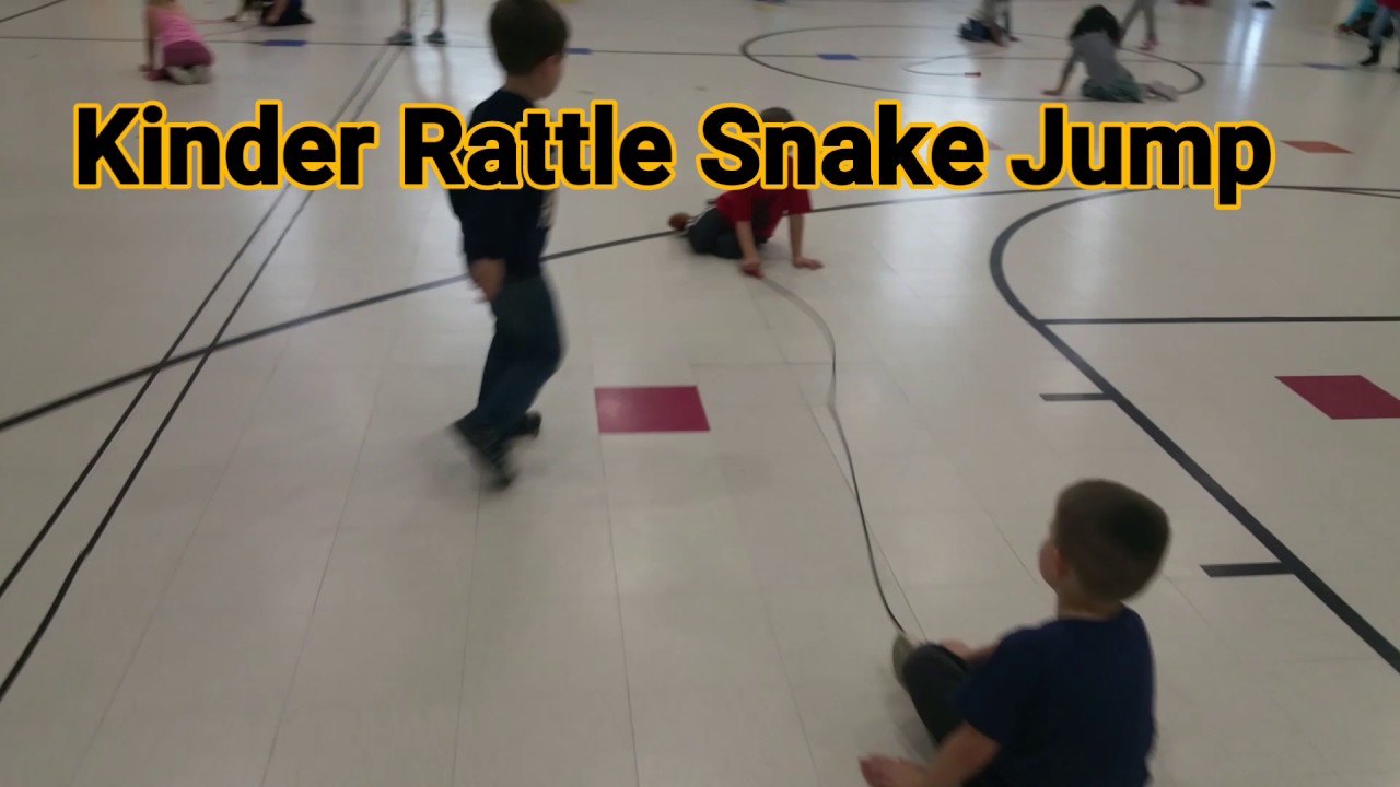 Kinder Snake Jump Rope Activities 2016-2017 - YouTube
