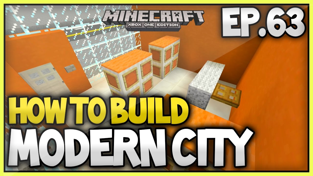 Minecraft Xbox - How To Build A Modern City (EP.63) - Orange Shop ...