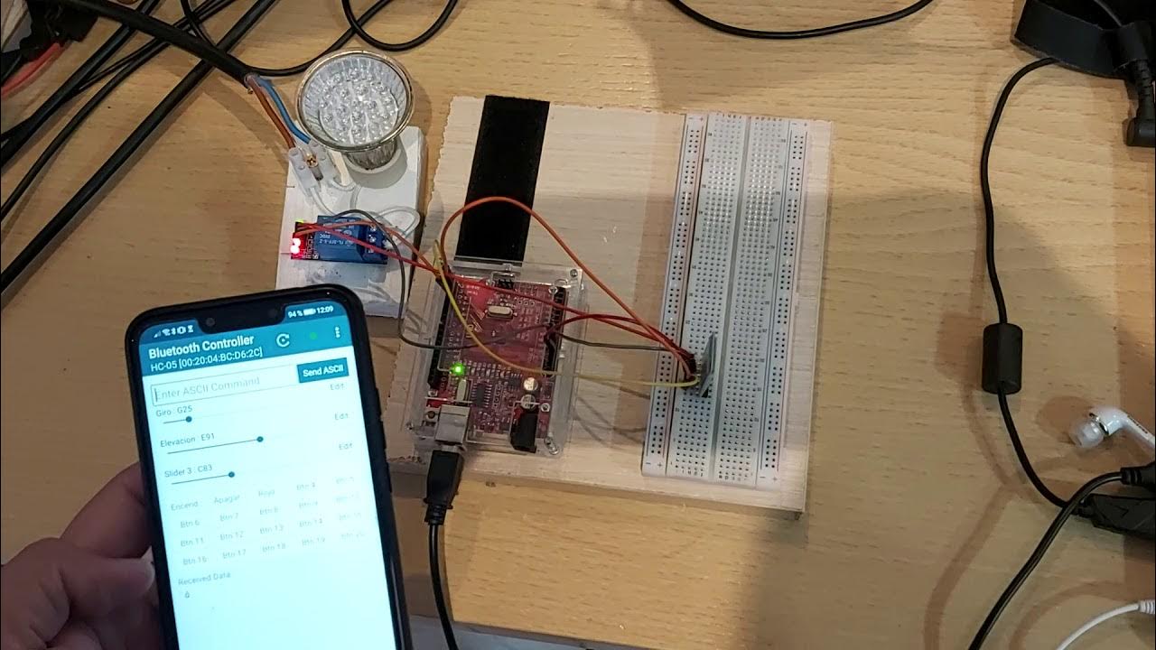 ARDUINO - Control de luces mediante Bluetooth - YouTube