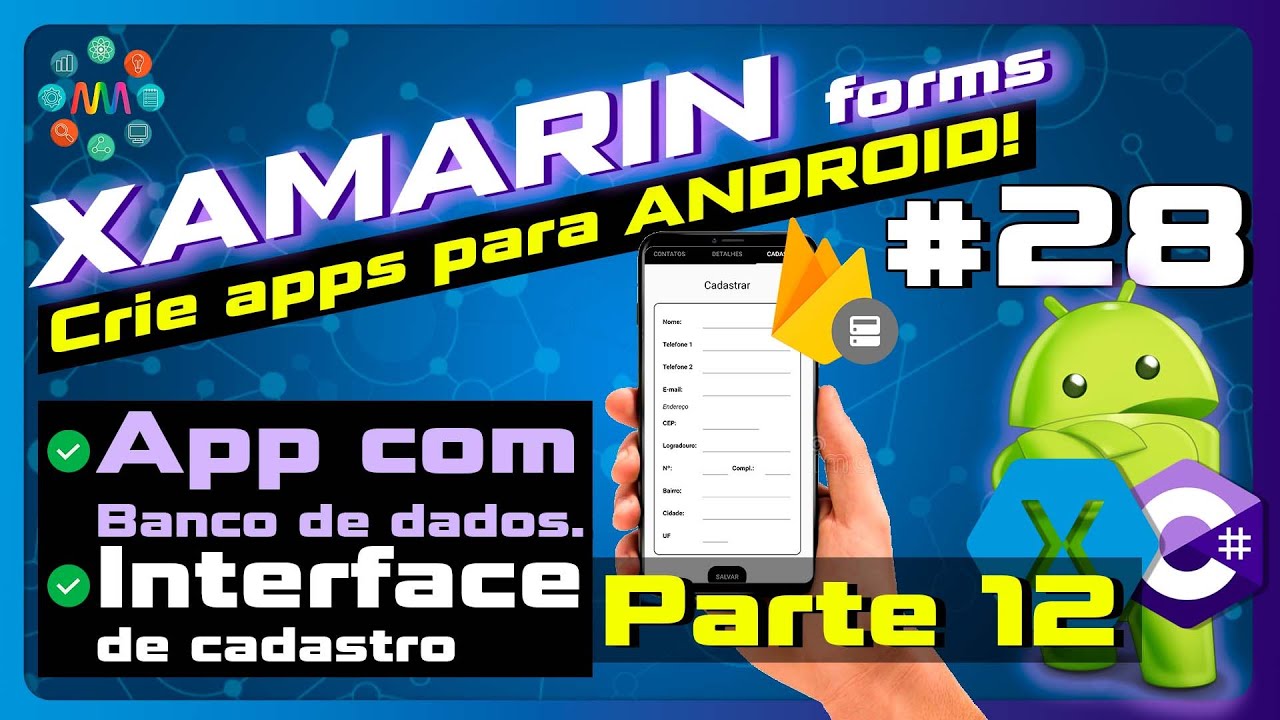 🟪 XAMARIN FORMS Aula 28 - Interface de cadastro de contatos - YouTube
