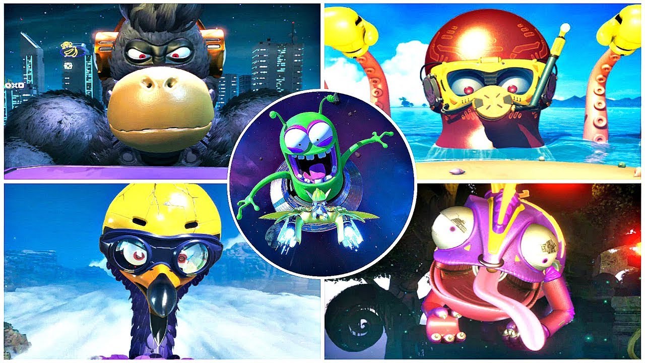 Astro Bot All Bosses & Ending - YouTube