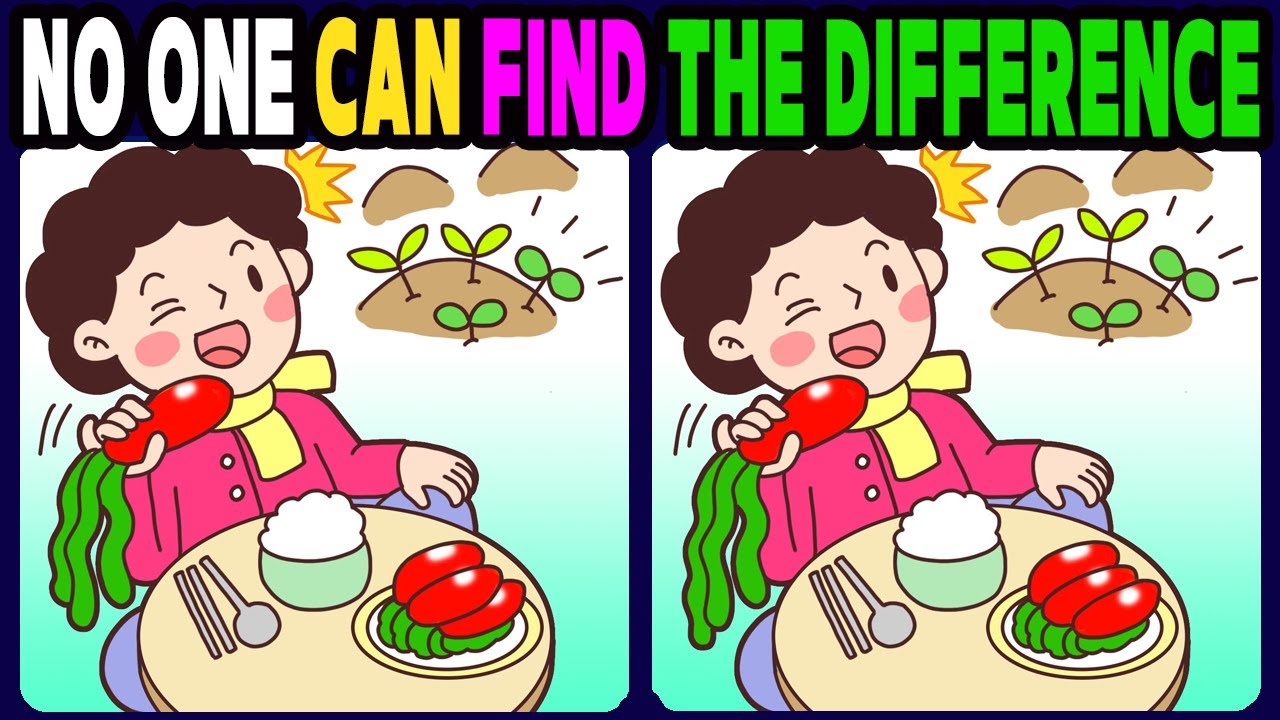 【Spot the difference】No One Can Find The Difference! Fun brain puzzle ...