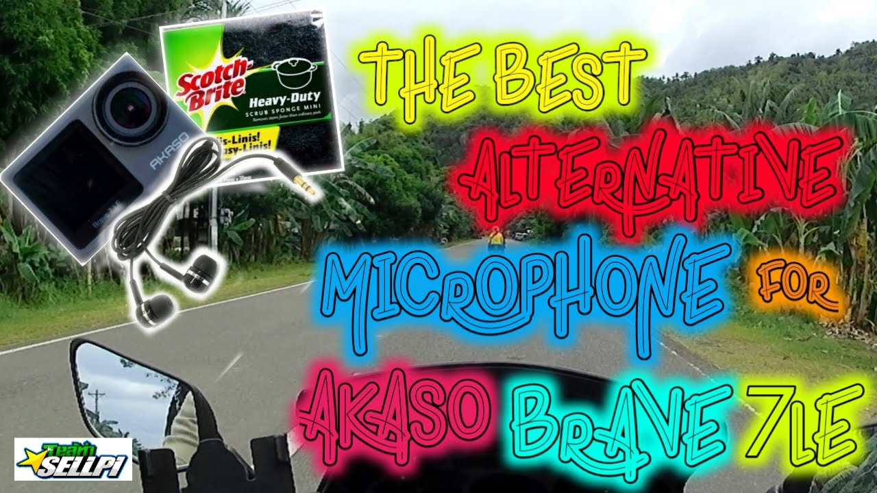 BEST ALTERNATIVE MIC FOR AKASO BRAVE 7LE | EXTERNAL MICROPHONE FOR ...