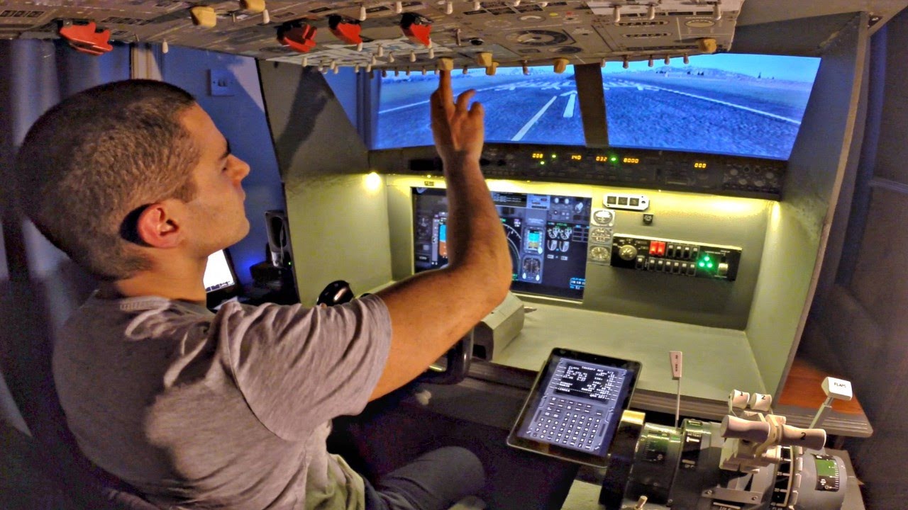 PMDG Boeing 737 Home Cockpit | Takeoff from Athens Airport | Online ATC ...