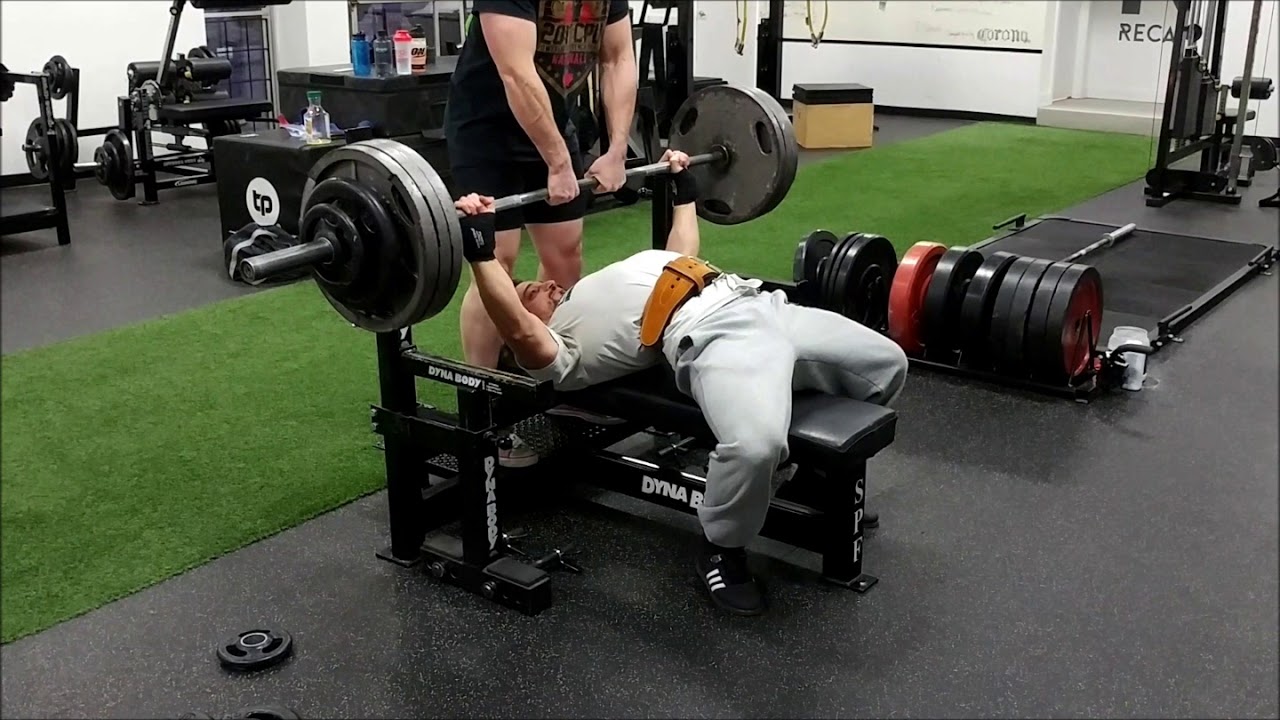 405 lbs Bench Press @ 181lbs (22/12/2017) - YouTube