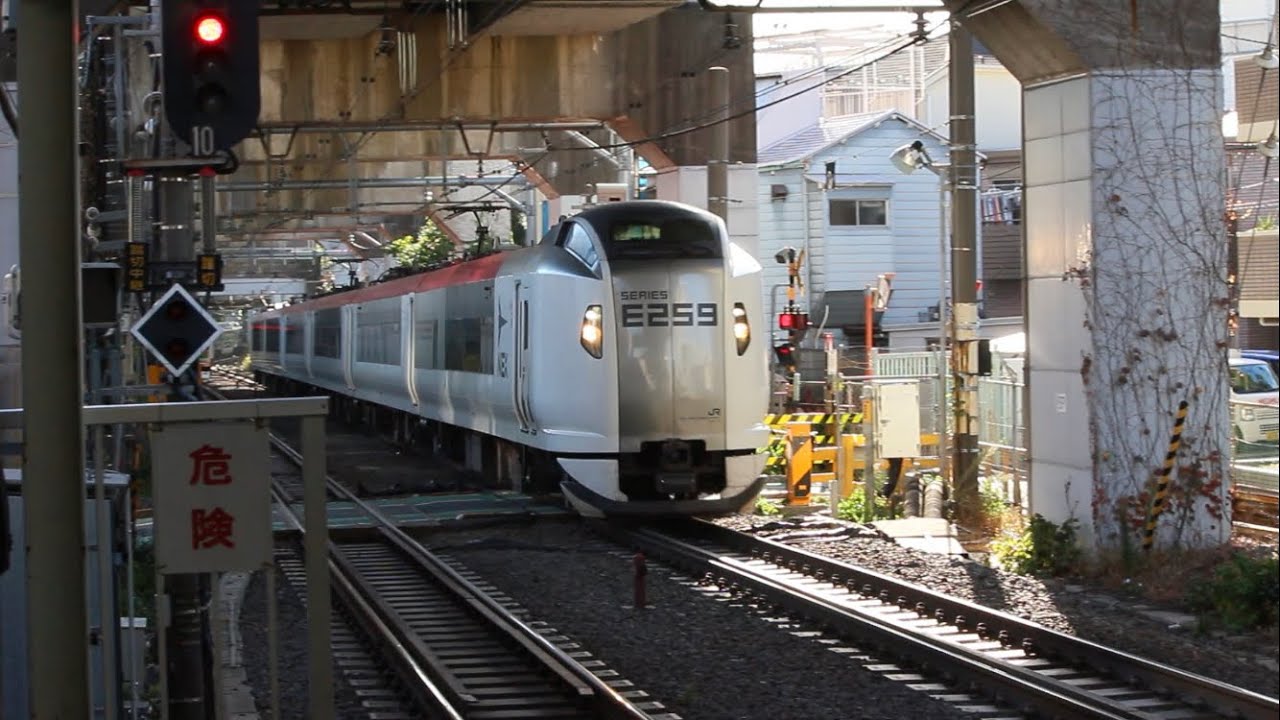 【ミュージックホーンあり！】西大井駅 E231系10両+E233系5両 E259系成田エクスプレス - YouTube