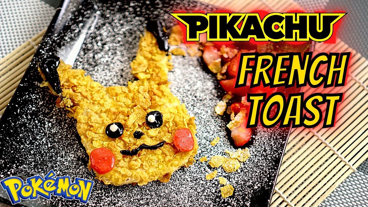 Pikachu Crispy French Toast Recipe - YouTube