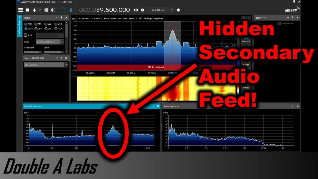 Tuning an FM Audio Subcarrier (SCA) & Decoding RDS Data with RTL-SDR ...