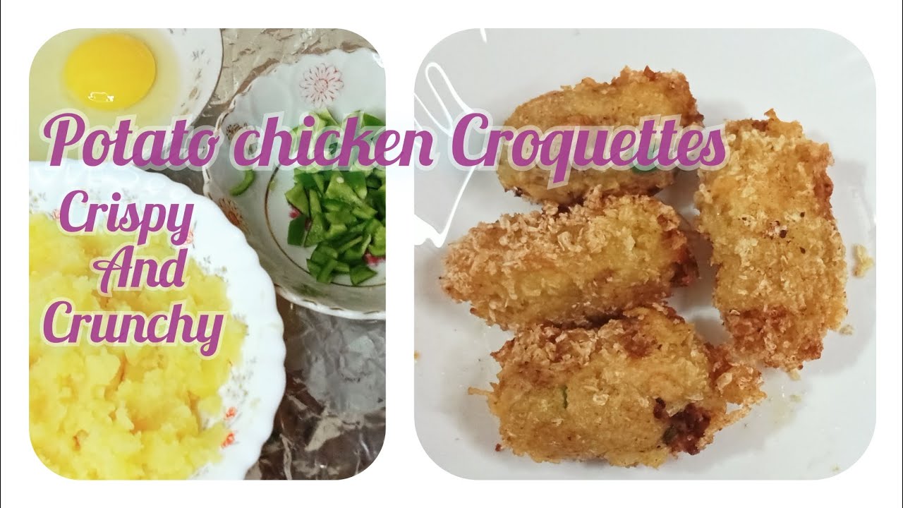 Potato chicken Croquettes | How To Make Chicken Potato Croquettes - YouTube
