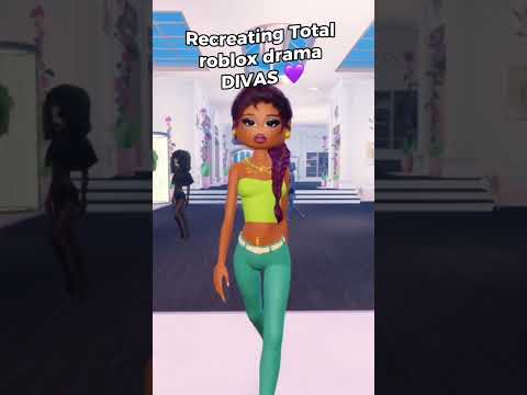 Recreating Total Roblox Drama DIVAS in DTI 💜 #trd #totaldrama #dresstoimpress #diva