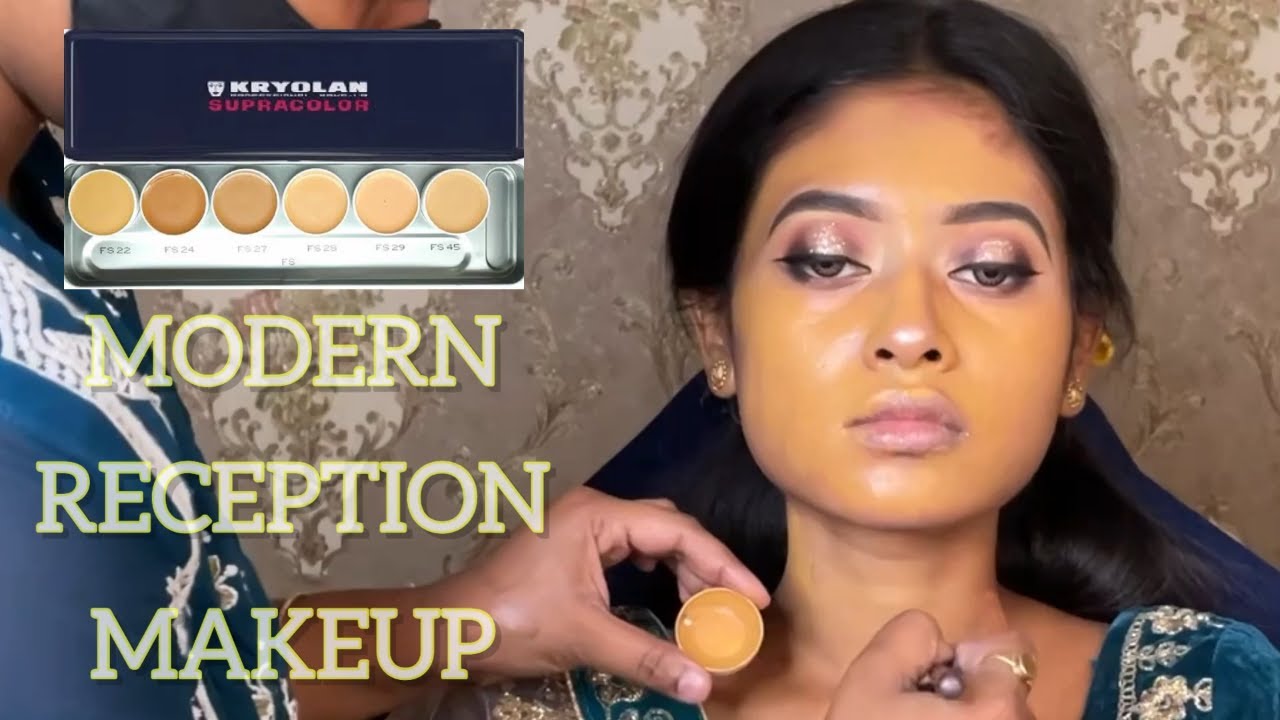 Long Lasting Modern Reception Makeup tutorial for Summer / Step By Step ...