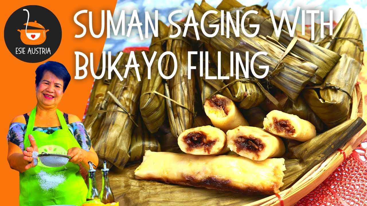 SUMAN SAGING WITH BUKAYO FILLING |SABA SUMAN | SUMAN RECIPE | BANANA ...