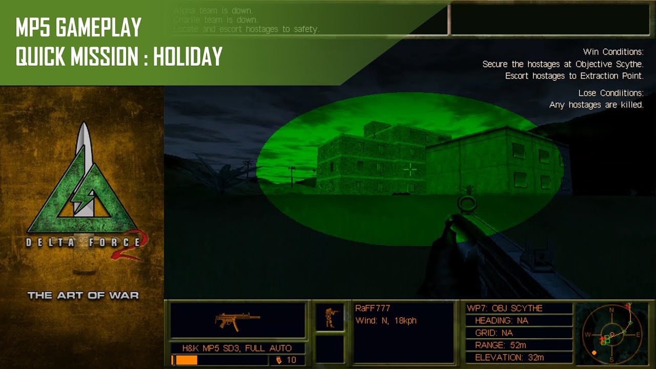 Delta Force 2 (1999) - PC - MP5 Gameplay - Quick Mission - Holiday ...