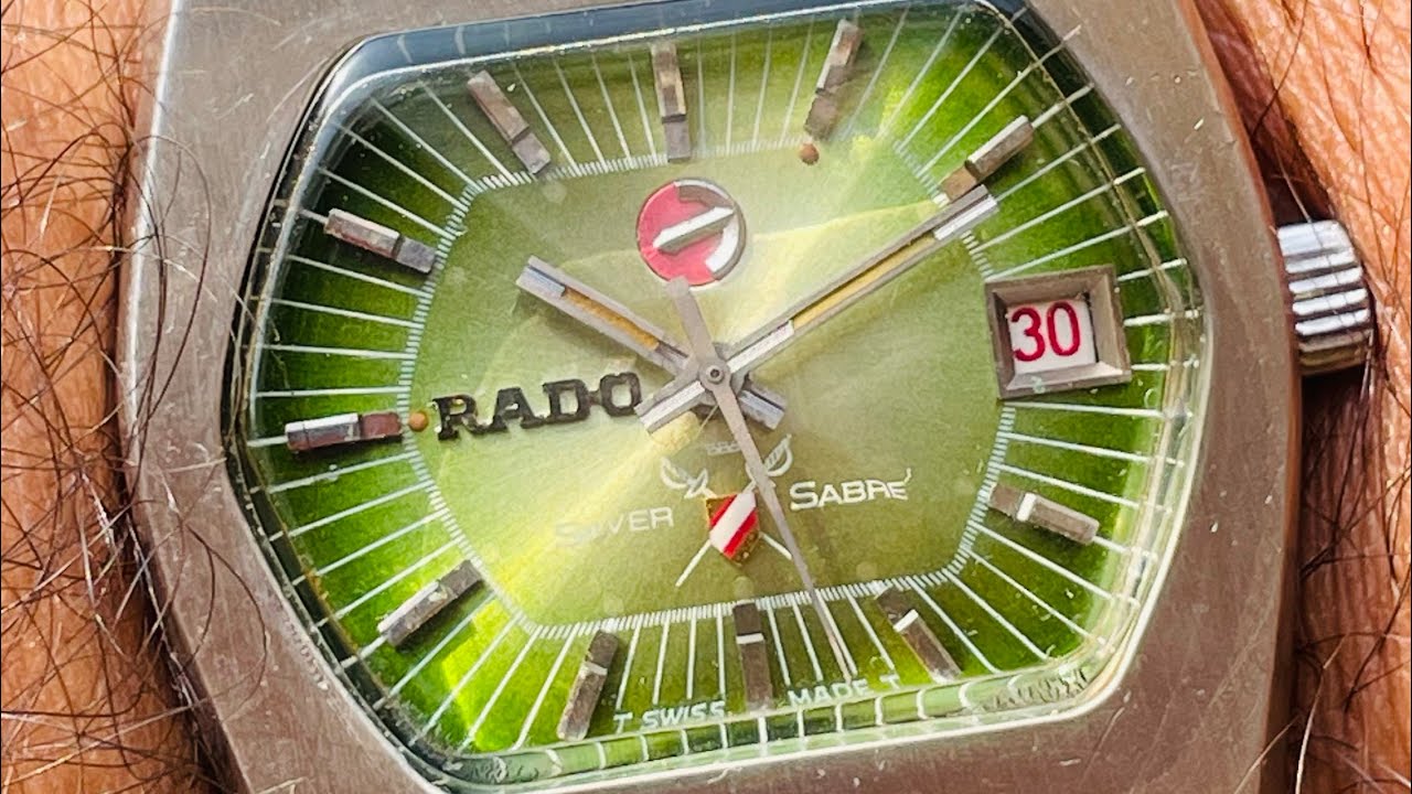 Rado silver Sabre automatic watch #radowatches #vintagerado #grandseiko ...