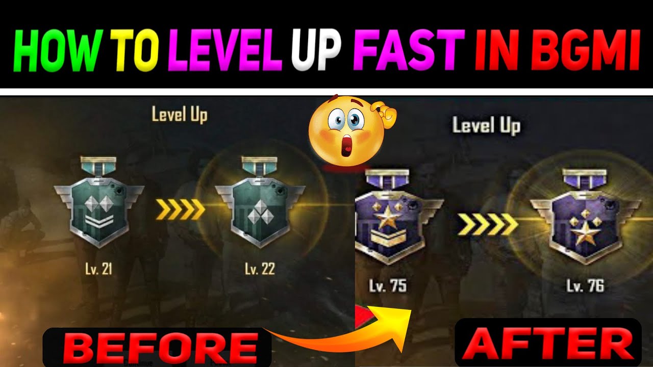 HOW TO LEVEL UP FAST IN BGMI 😱🔥 || FASTEST INCREASE YOUR BGMI LEVEL ...