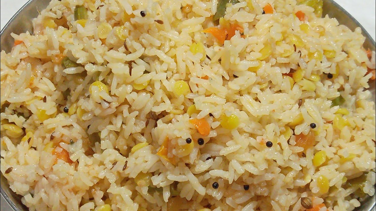 పప్పన్నం (DAL RICE )కర్రి లేకుండా తినవచ్చు.చాలా బాగుంటుంది. - YouTube