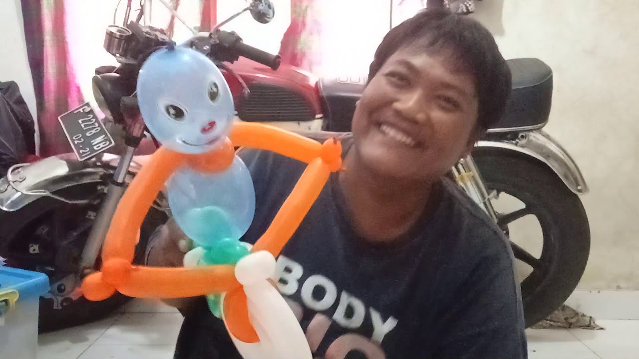 Tutorial bikin balon motor motoran - YouTube