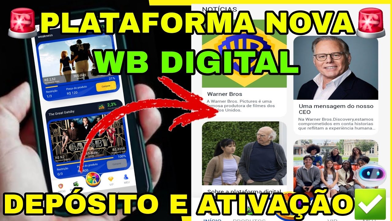 PLATAFORMA NOVA DA WB DIGITAL | COMO FAZER O SEU DEPÓSITO E ATIVAÇÃO ...