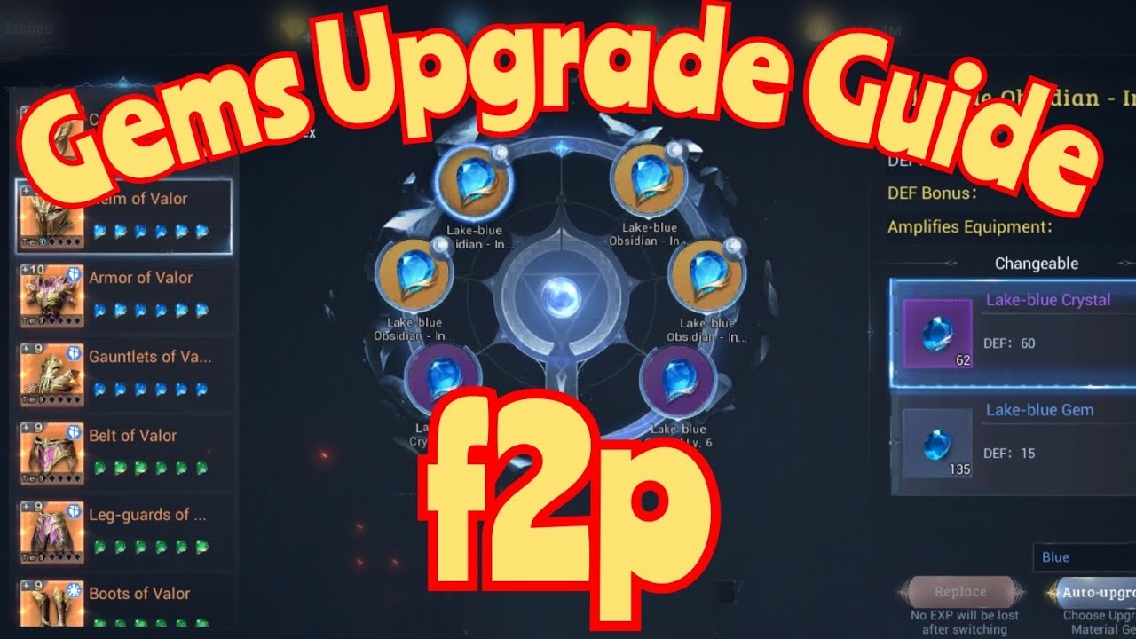 MU Origin 3 Gems Upgrade Guide f2p - YouTube