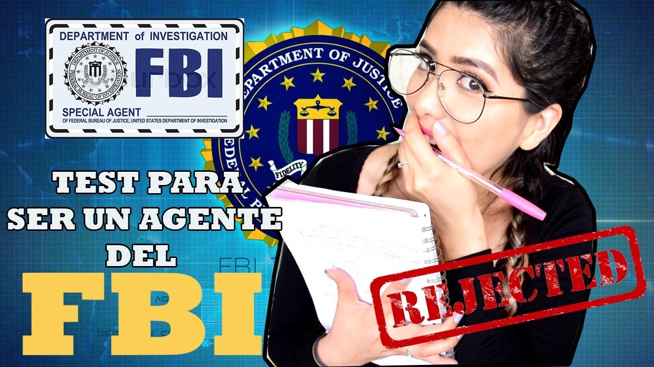 INTENTE PASAR el TEST PARA SER UN AGENTE ESPECIAL DEL FBI - YouTube