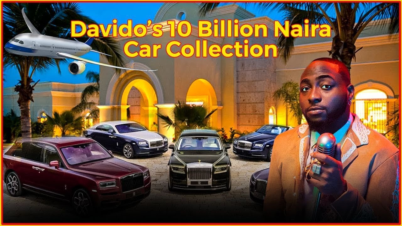 DAVIDO FULL CAR COLLECTION WHICH IS WORTH OVER 10 BILLION - YouTube