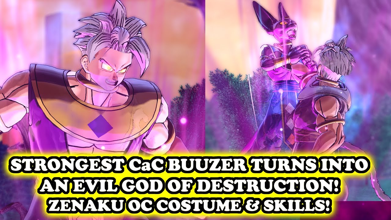 STRONGEST CaC Evil God Of Destruction Buuzer (Zenaku Costume & New ...