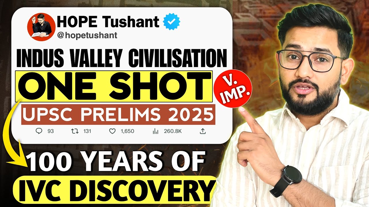 *IVC in ONE SHOT for UPSC Pre 2025😊 #ias #prelims2025 #upscexam # ...
