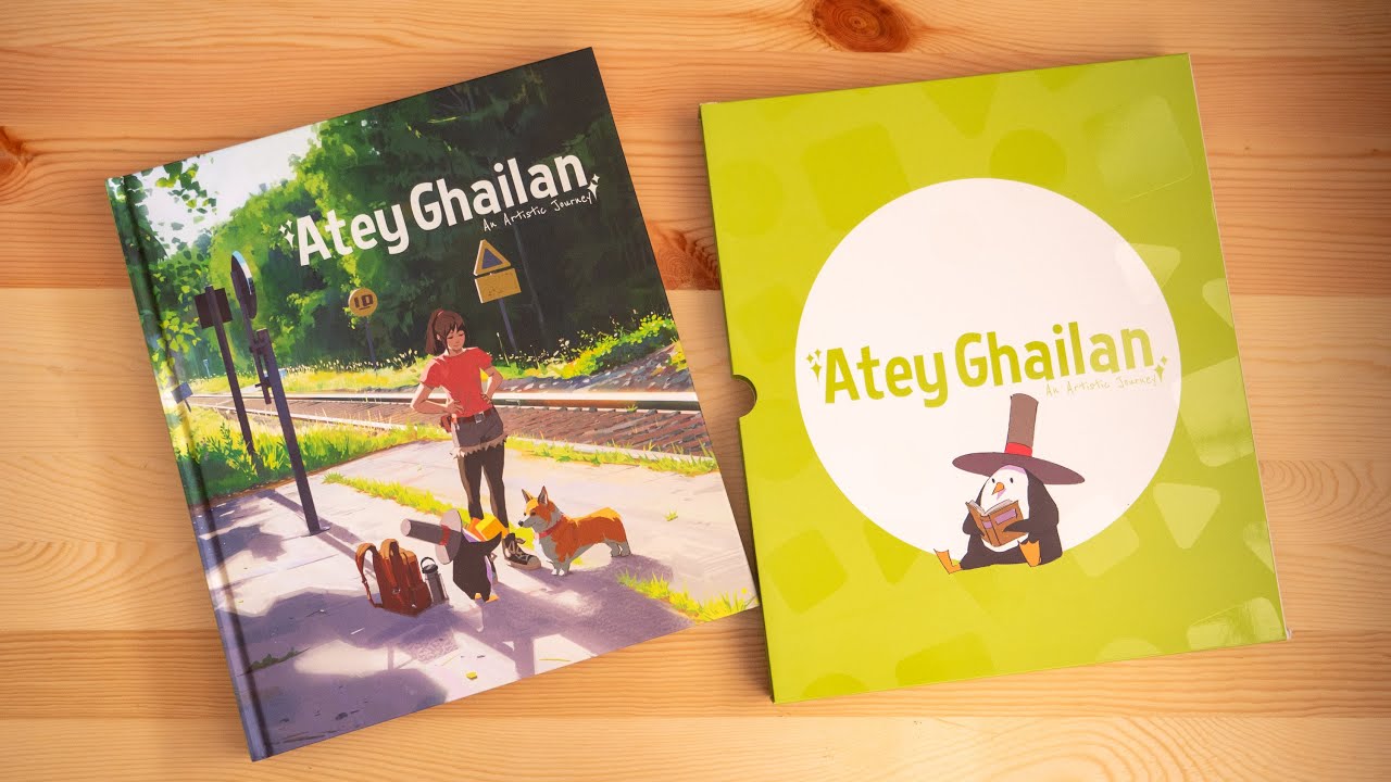 Atey Ghailan: An Artistic Journey (book flip) - YouTube