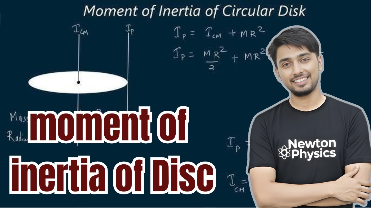 moment of inertia of disc ||07 Rotational motion || 11th Physics # ...