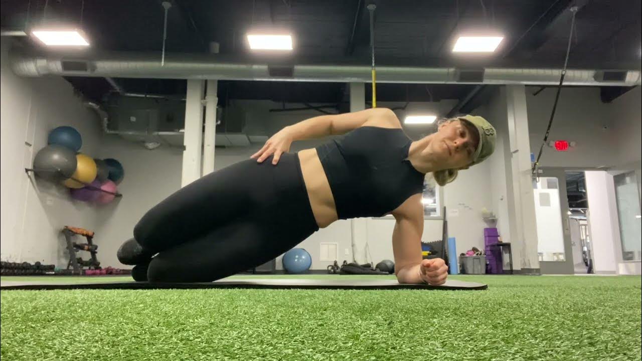 Side plank (with modifications) - YouTube
