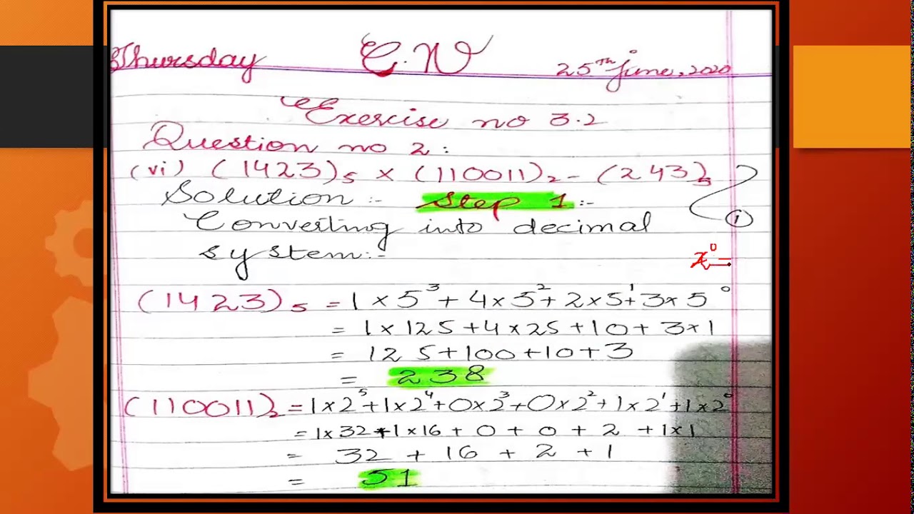 Class 8th P/B Subject: Mathematics [25 June,2020] - YouTube