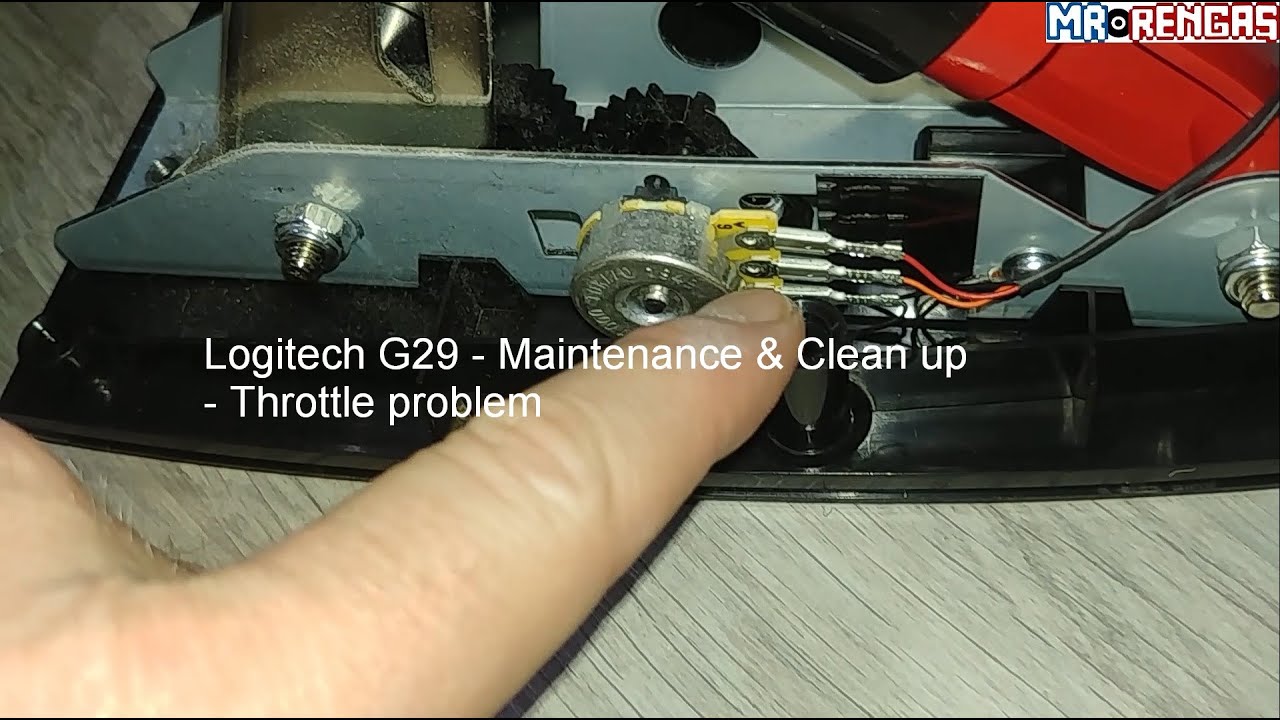 Logitech G29 - Check up and maintenance cleaning 18.1.2021 - YouTube