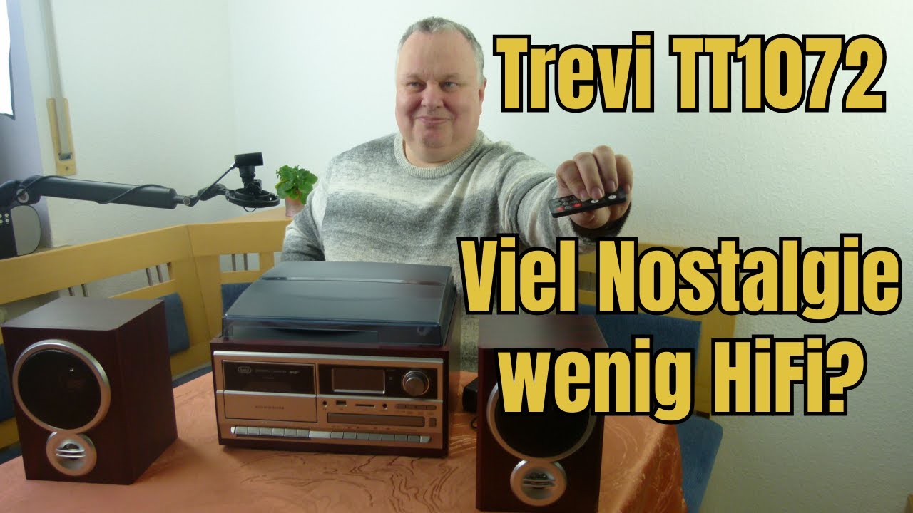 Trevi TT1072 – Nostalgie-Anlage mit vielen Funktionen, aber klaren ...