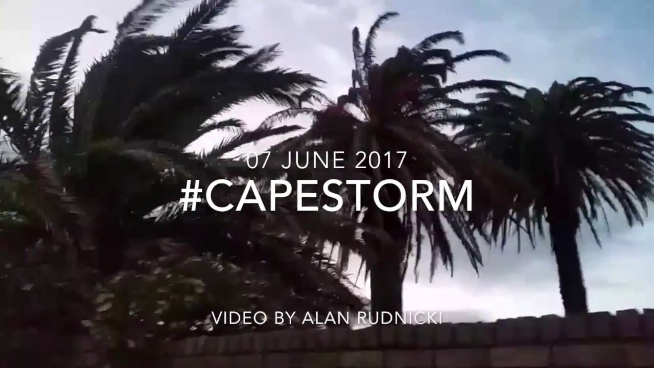 Cape Town Storm #CapeStorm - High Winds and Seas, 7 June 2017 - YouTube