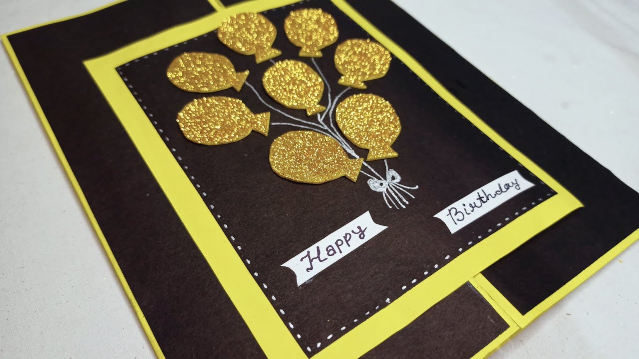Handmade Birthday Card Tutorial ️ by @lovee_gifting #birthdaycard # ...