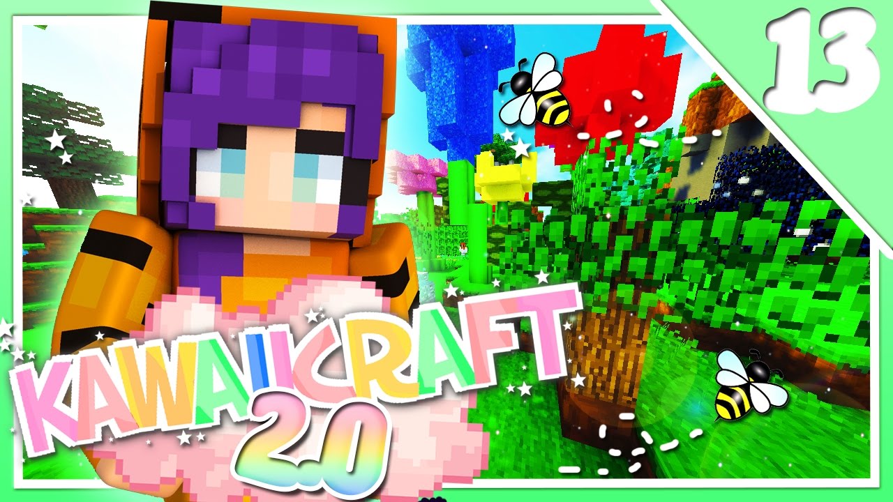 KawaiiCraft 2.0 | Ep.13 | CHASED BY BEES & DUPLICATOR TREES! - YouTube