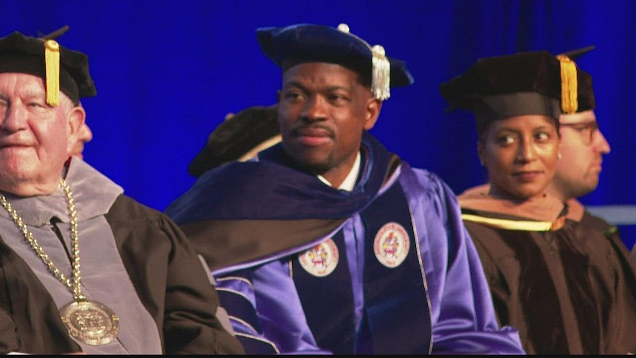 Georgia State University installed new president - YouTube