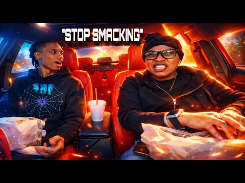 CONSTANTLY SMACKING IN MY GIRLFRIEND FACE WHILE EATING!! - YouTube