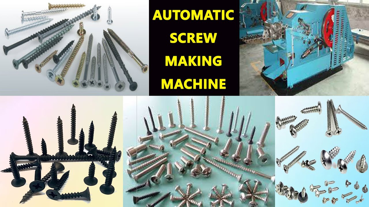 Full Automatic Screw Making Machine 😍👌 | Screw Making Machine Price | M ...