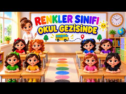 RENKLER SINIFI OKUL GEZİSİNDE · Çocuk Masalları · Çizgi Film · Akıllı Masallar Serisi
